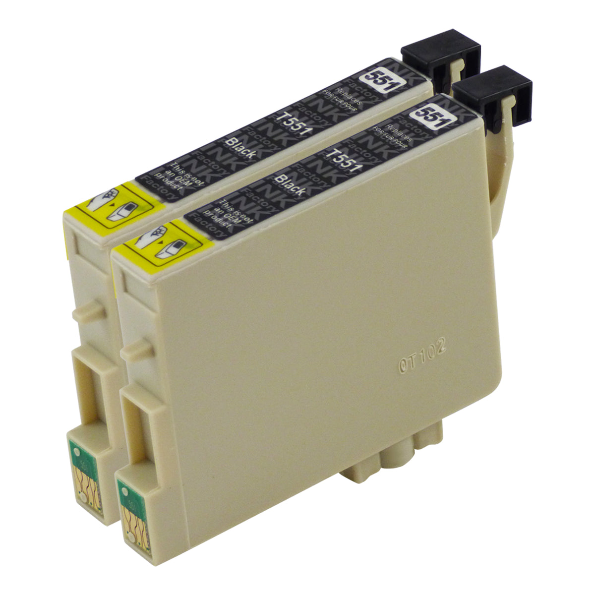 Premium Compatible Epson T0551 Black Ink Cartridge – InkFactory.com