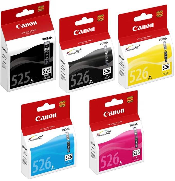 Original Canon PGI-525/CLI-526 Ink Cartridges Multipack – InkFactory.com